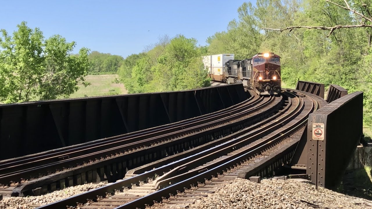 Radar Used On Freight Trains! Cool RR Bridge Almost Hit By Semi Trucks ...