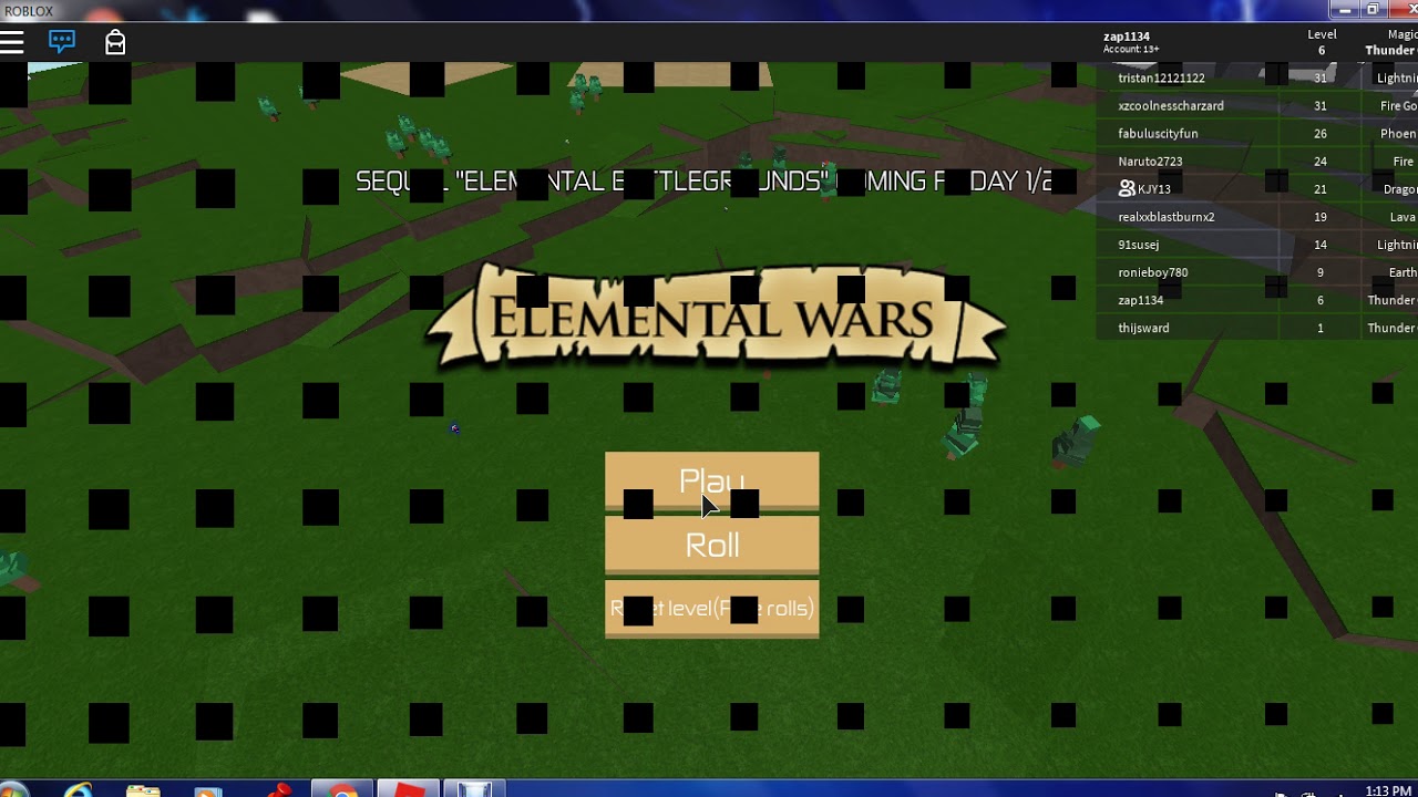 Playing Elemental Wars! - YouTube