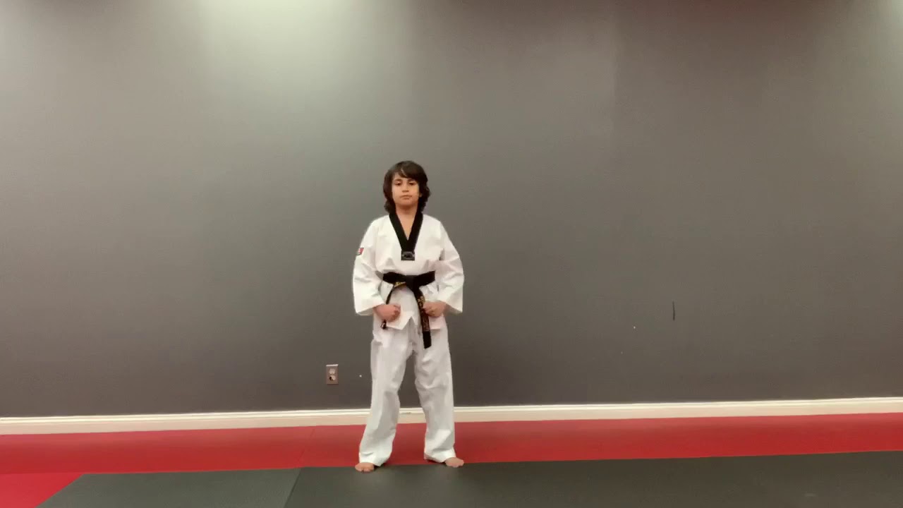 Taegeuk Ee Jang (front view) - YouTube