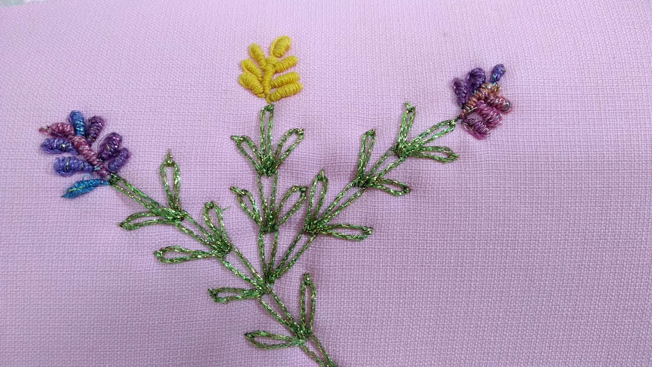 ENRAMADA BÁSICA (PUNTADA DECORATIVA) - YouTube