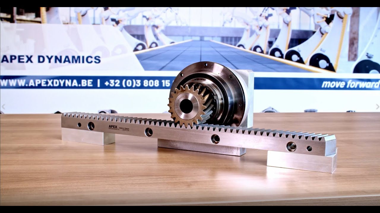 Tandheugel en Rondsel combinatie met uniek Curvic Plate - YouTube