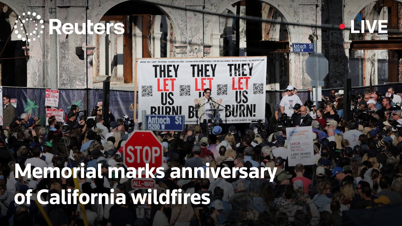 LIVE: Memorial to mark one-year anniversary of California wildfires ...