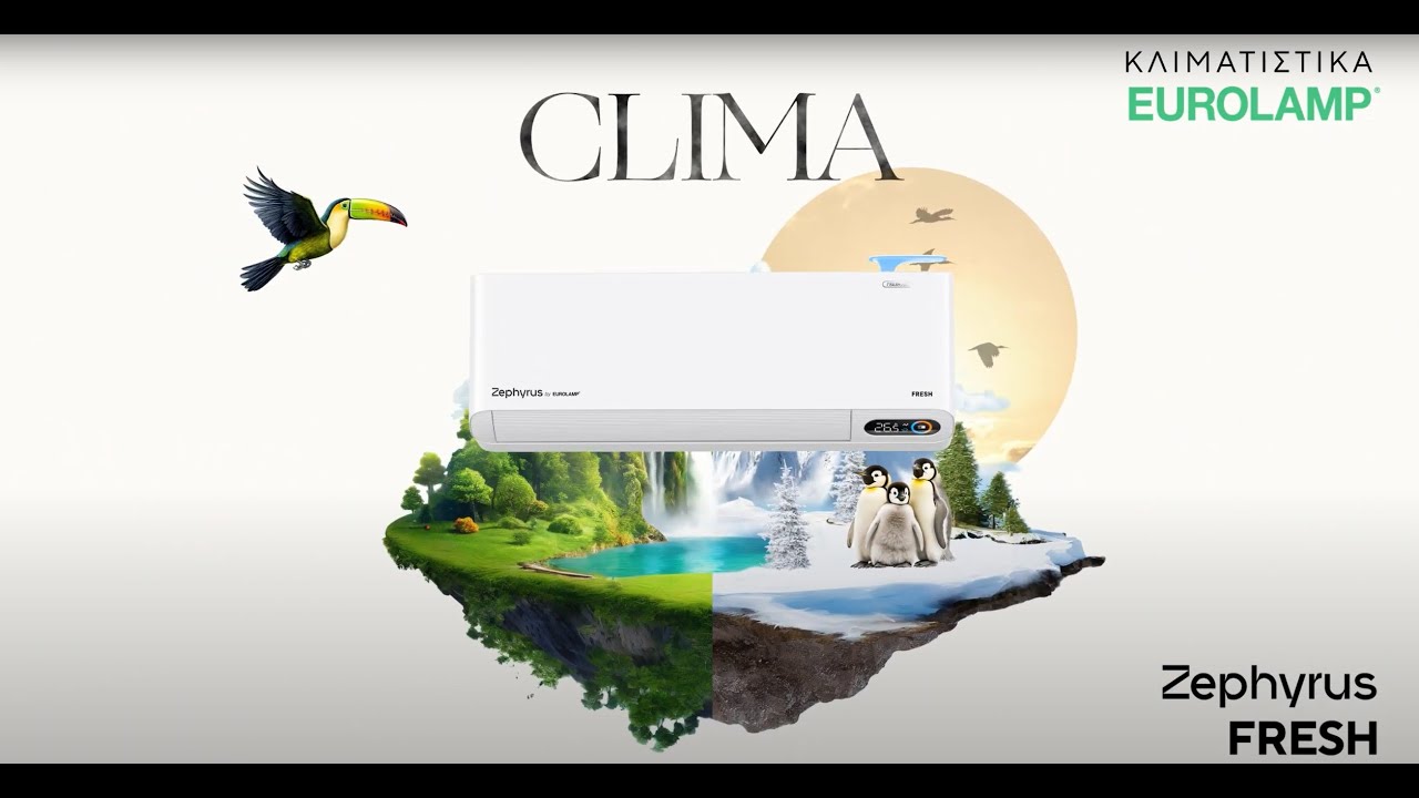 ΔΙΑΜΟΡΦΩΣΕ ΤΟ ΙΔΑΝΙΚΟ CLIMA ΜΕ ΝΕΑ ΚΛΙΜΑΤΙΣΤΙΚΑ EUROLAMP FRESH! - YouTube