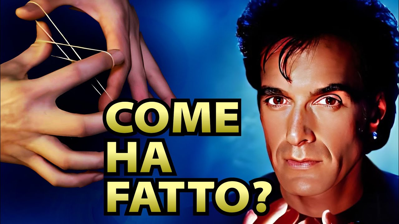 SPIEGAZIONE: LE MAGIE CON GLI ELASTICI DI DAVID COPPERFIELD - YouTube