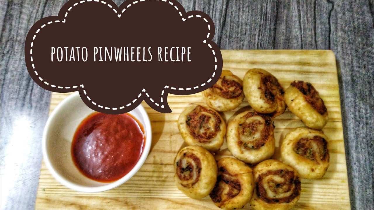 Potato pinwheels recipe || आलू पिनवील घर बैठे बनाइए - YouTube