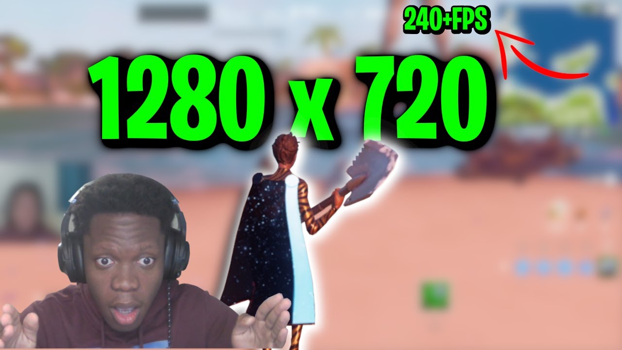 Best Stretched Resolution For 240 FPS In Fortnite - YouTube