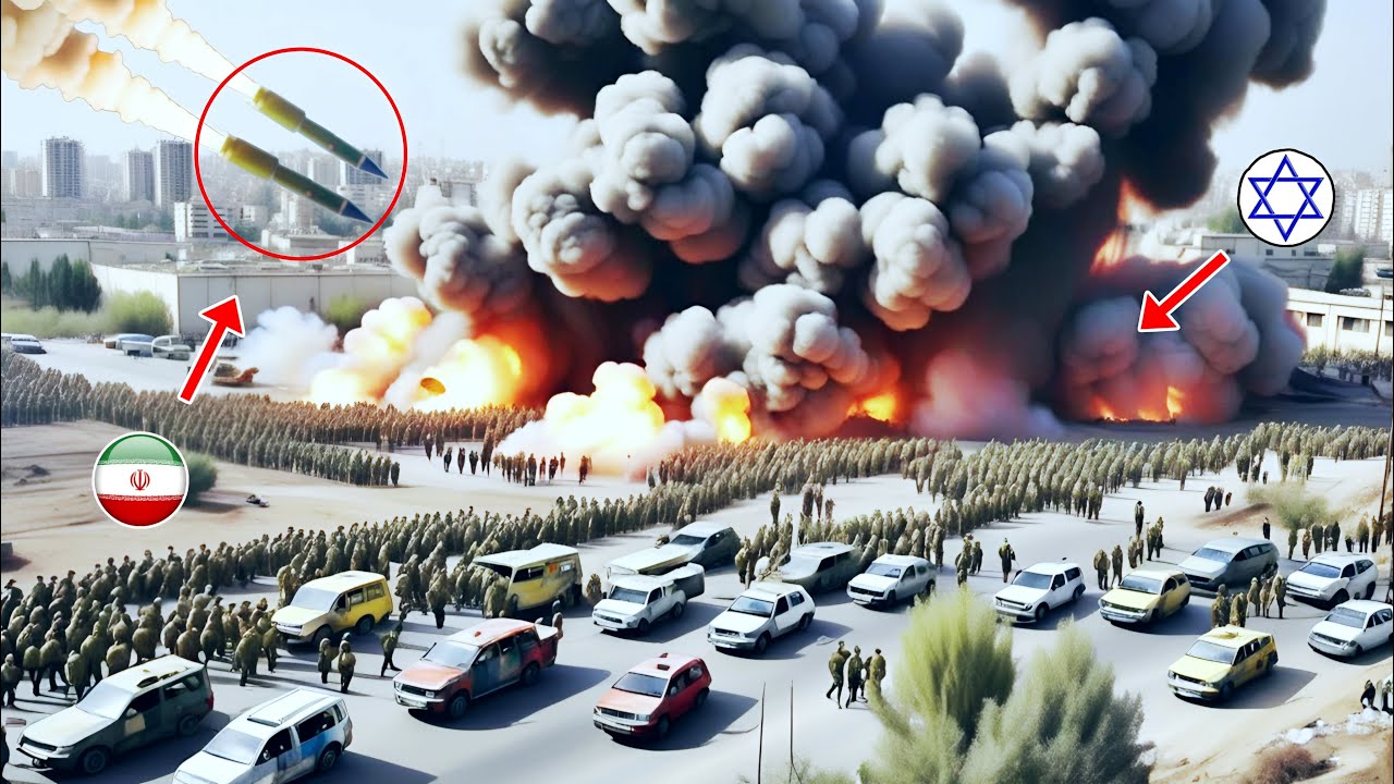 Today! Iran's Shahab-2 Missile Destroys Israeli Weapons Factory - YouTube