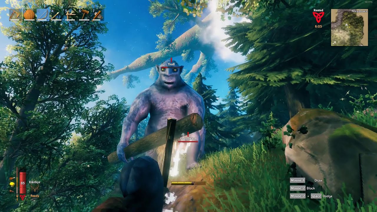 Valheim - Random Troll chasing me - YouTube