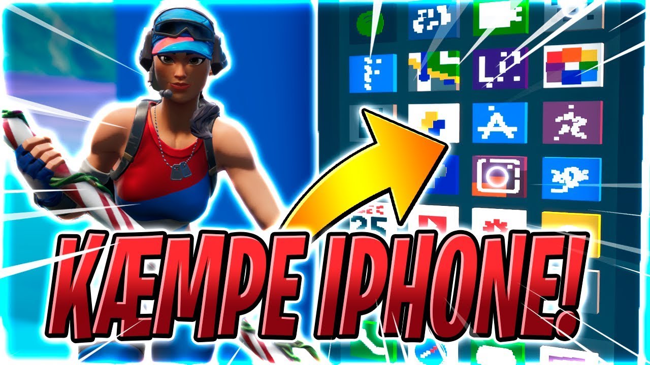 KÆMPE IPHONE DEATHRUN! - Dansk Fortnite - YouTube