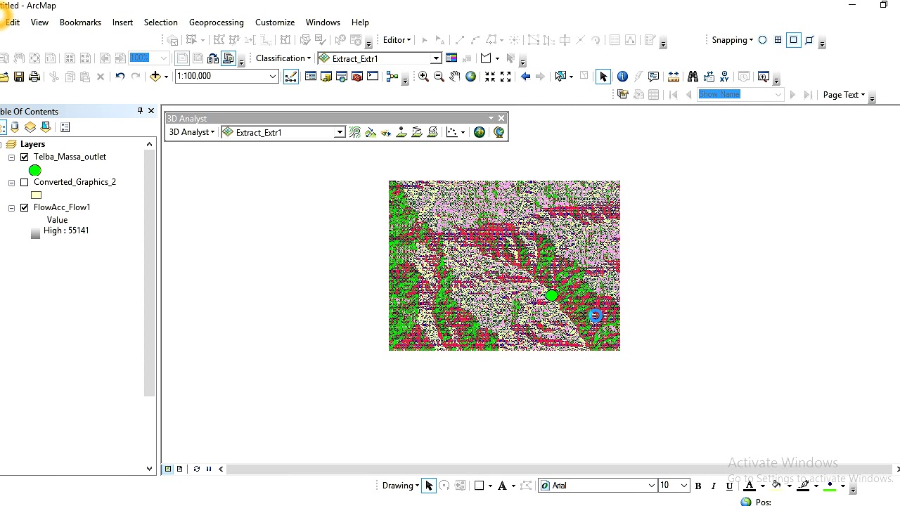 How to delineation a watershed using hydrology tool in arcgis - YouTube