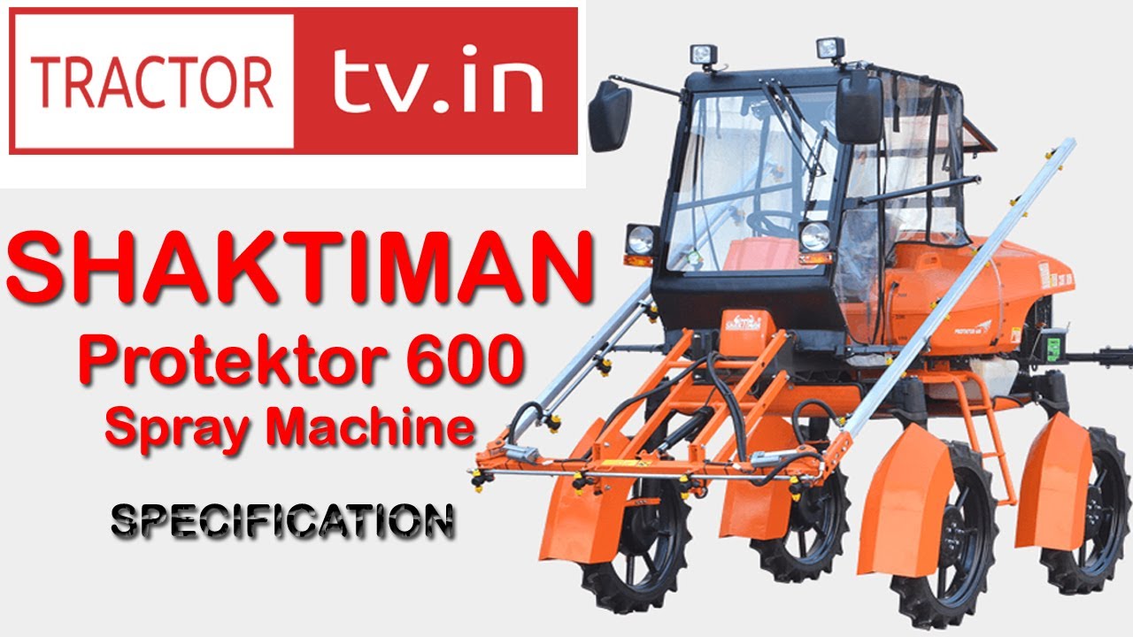 SHAKTIMAN Protektor 600 Boom spray machine specification, खेत में दवाई ...