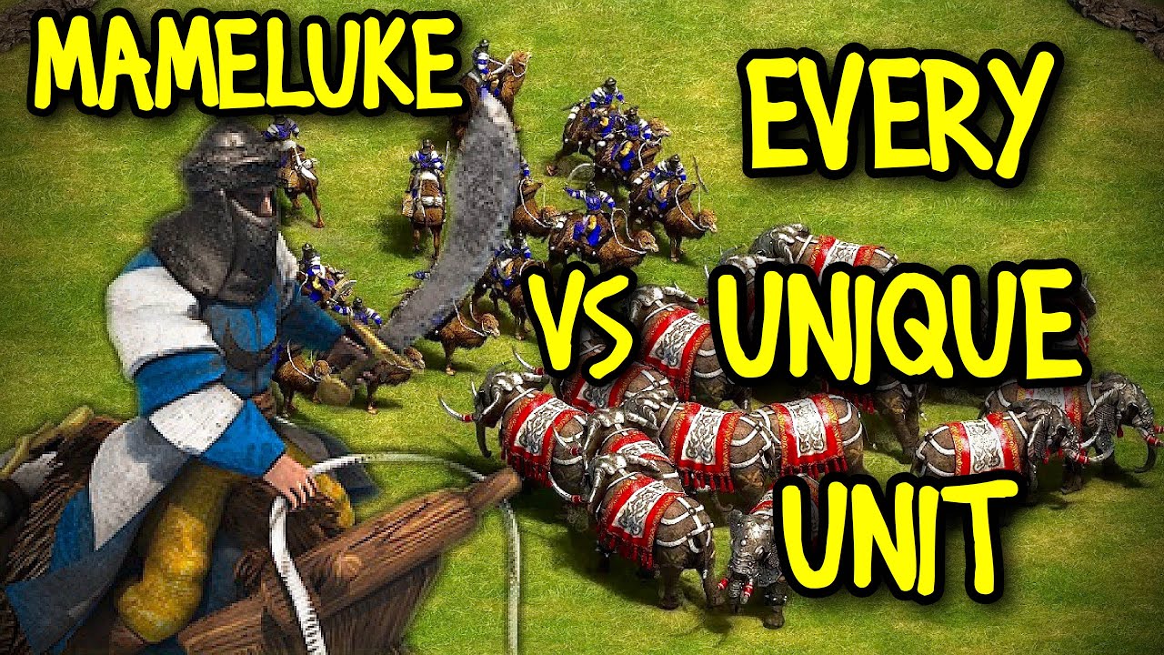 ELITE MAMELUKE vs EVERY UNIQUE UNIT | AoE II: Definitive Edition - YouTube