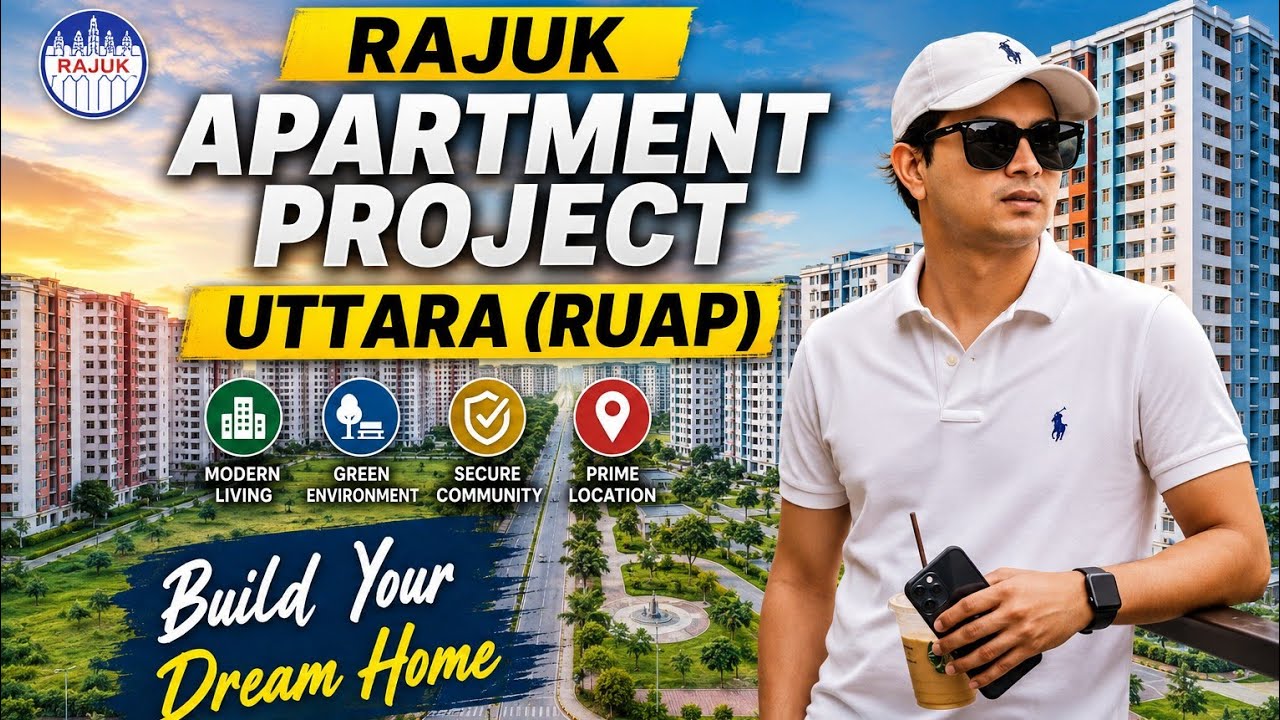 Rajuk Uttara Apartment Project #rajukuttara #rupayan #dhakaflat - YouTube