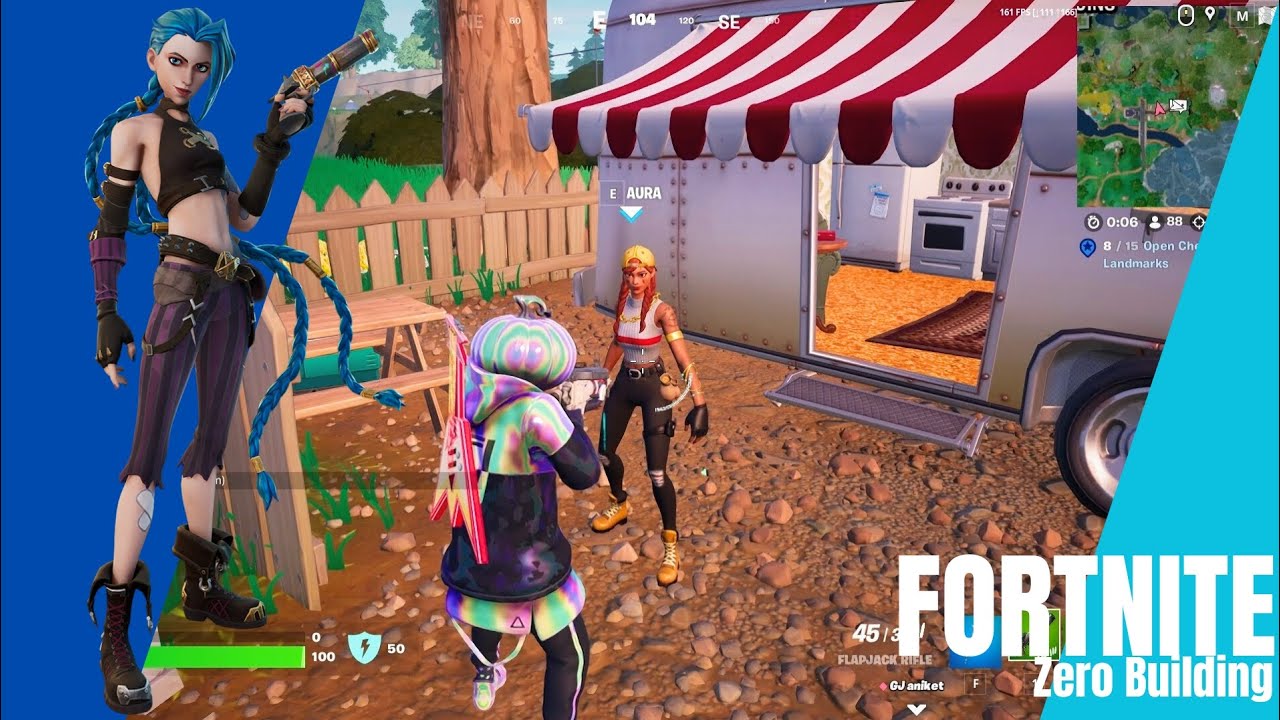 Fortnite - Zero Building| Improving my skills in this game - YouTube