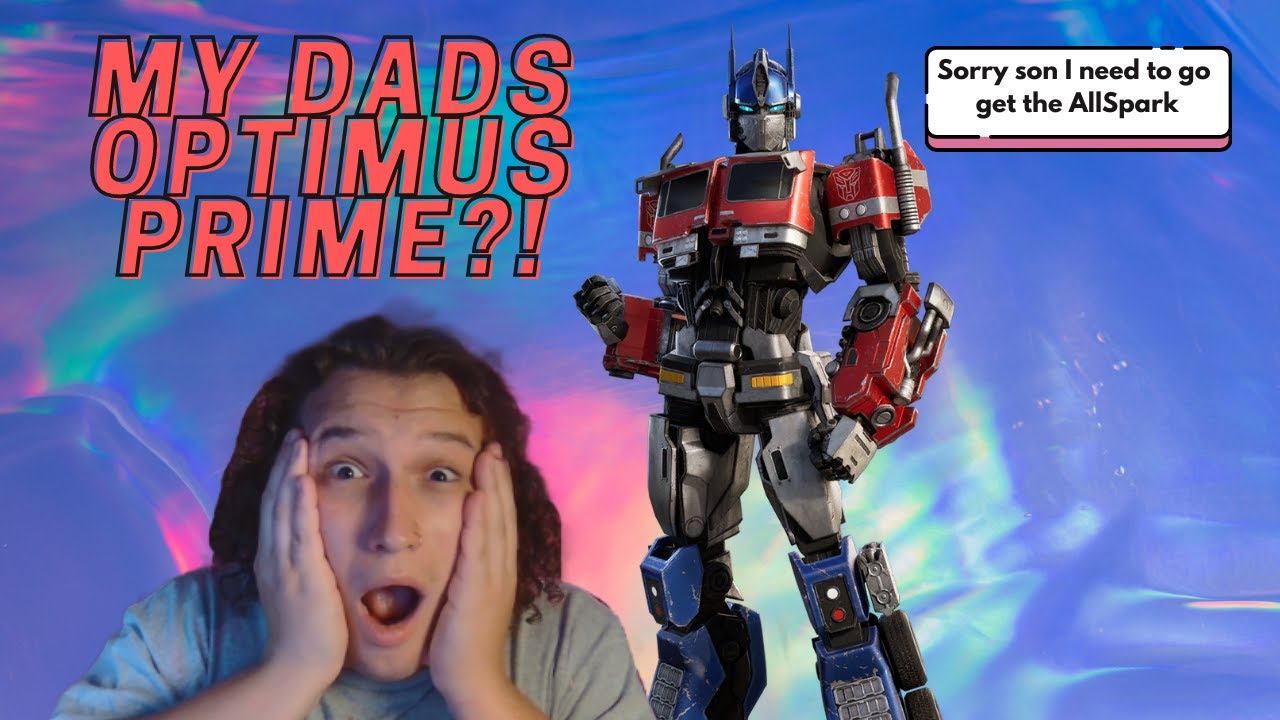 Is Optimus Prime my dad?!! Find out in OnlyUp!! - YouTube