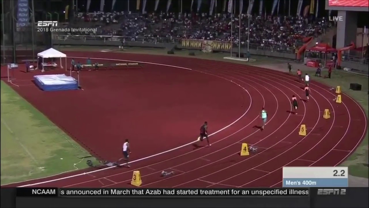Bralon Taplin 400m - Grenada Invitatonal 2018 - YouTube