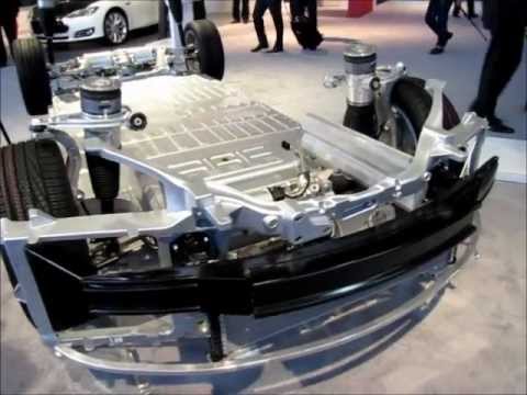 2012 NAIAS - Tesla S Chassis Tech Display by Frank Sherosky.wmv - YouTube