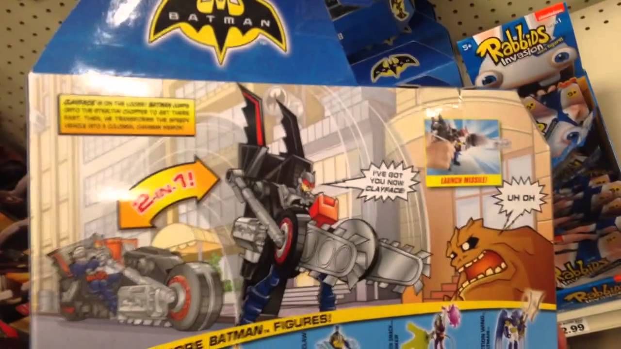 BATMAN 2 in 1 TRANSFORMING BATMAN CHOPPER with BATMAN Action Figure ...
