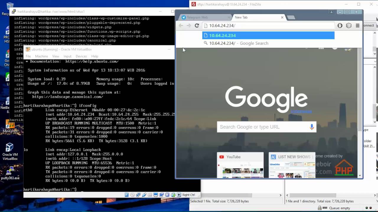 Teknologi Server : Tutorial Install wordpress di Ubuntu Server - YouTube