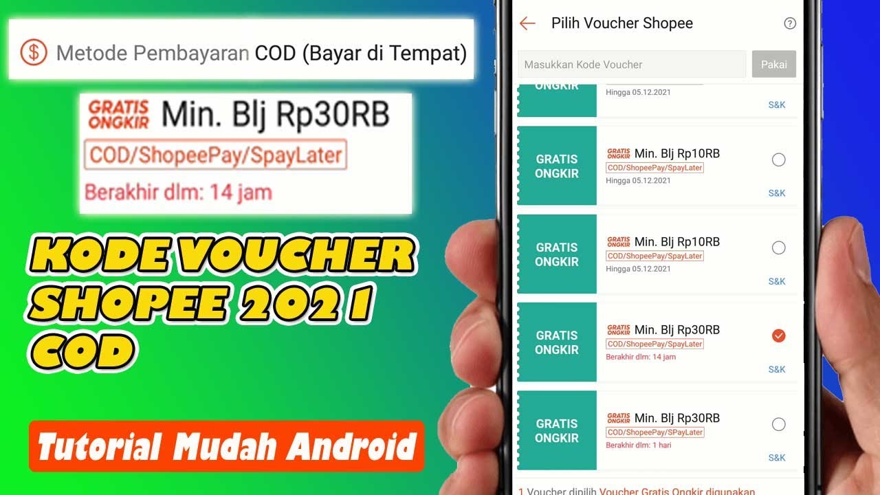 Kode Voucher Shopee 2021 COD - YouTube