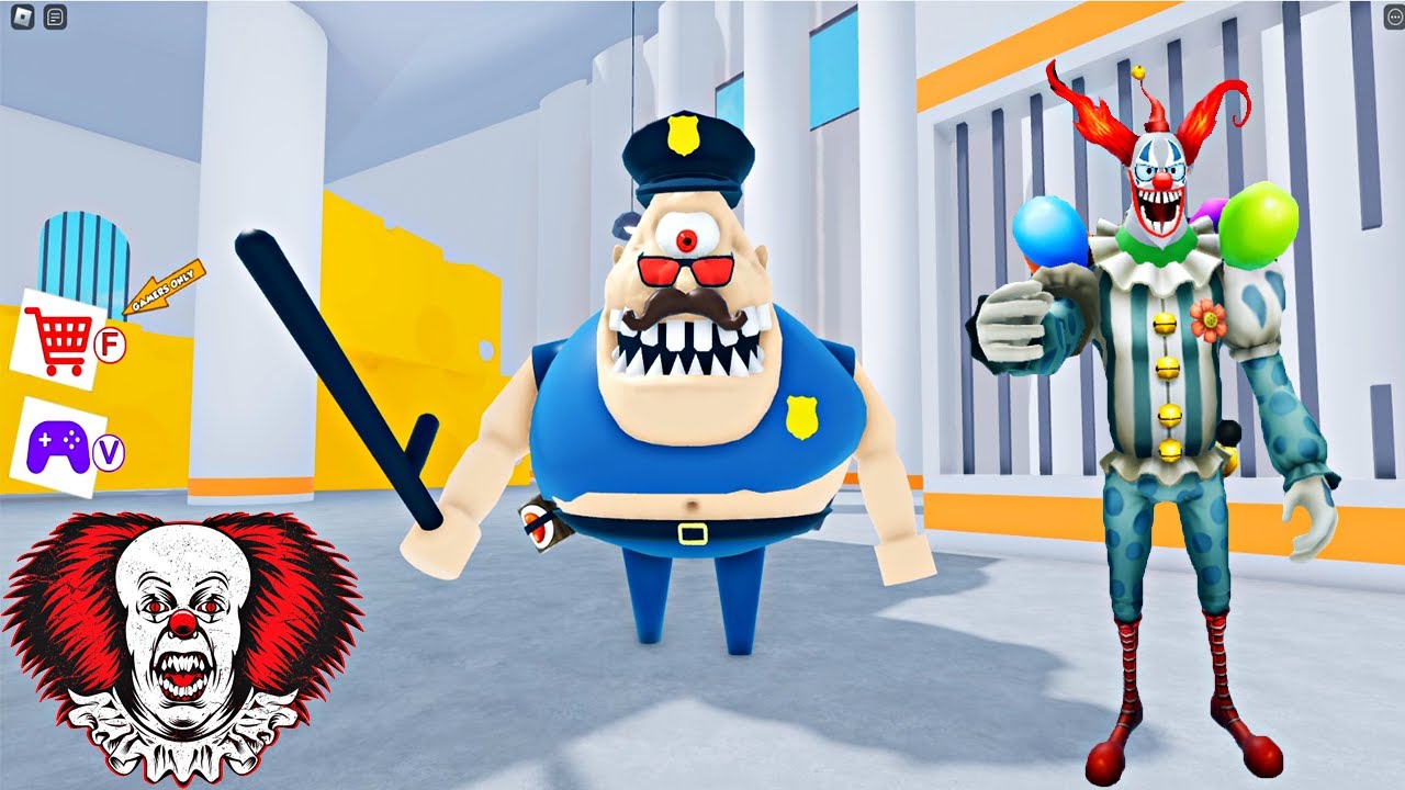 Playing as Crazy Clown in MR. STINKY'S PRISON ESCAPE! NEW OBBY (ROBLOX ...