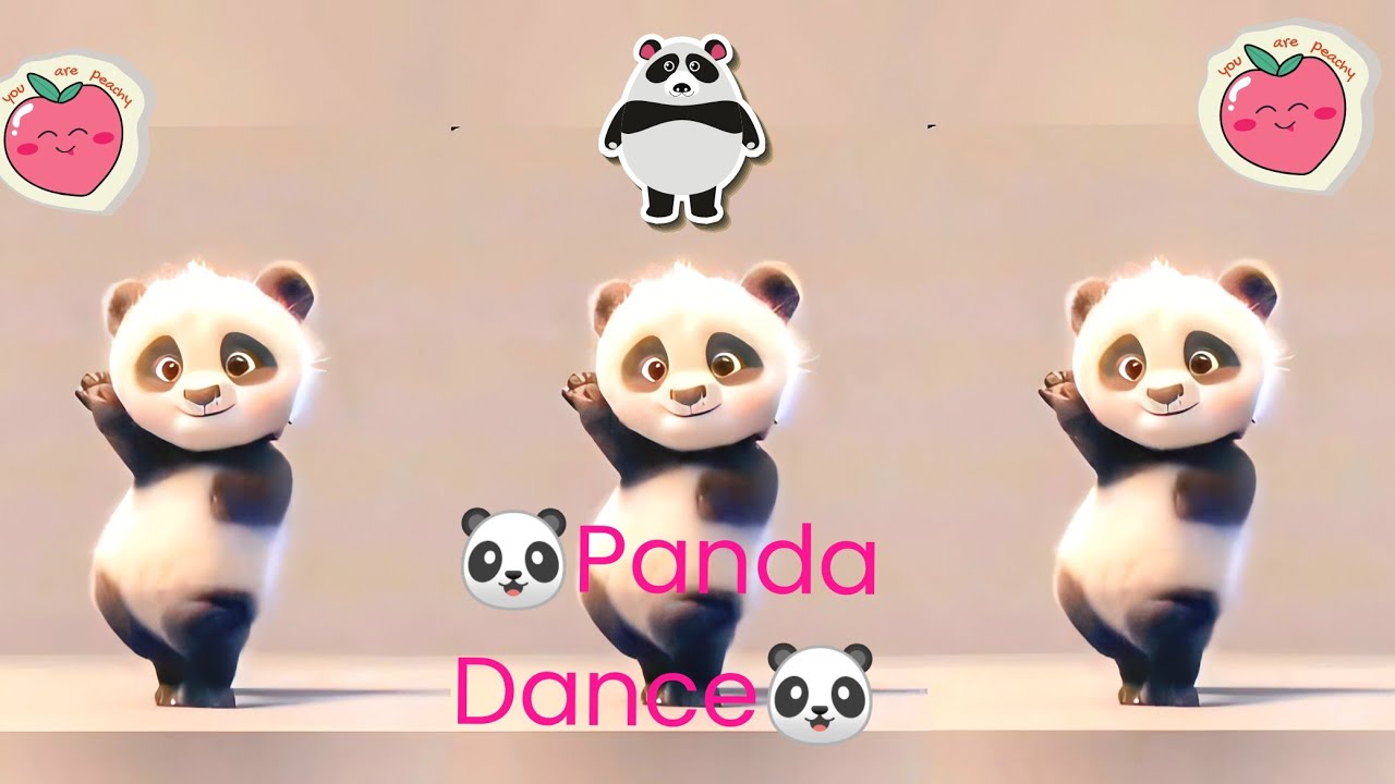 🐼💃 Funniest Panda Dance Video | Cute & Hilarious Video | Panda Dance ...