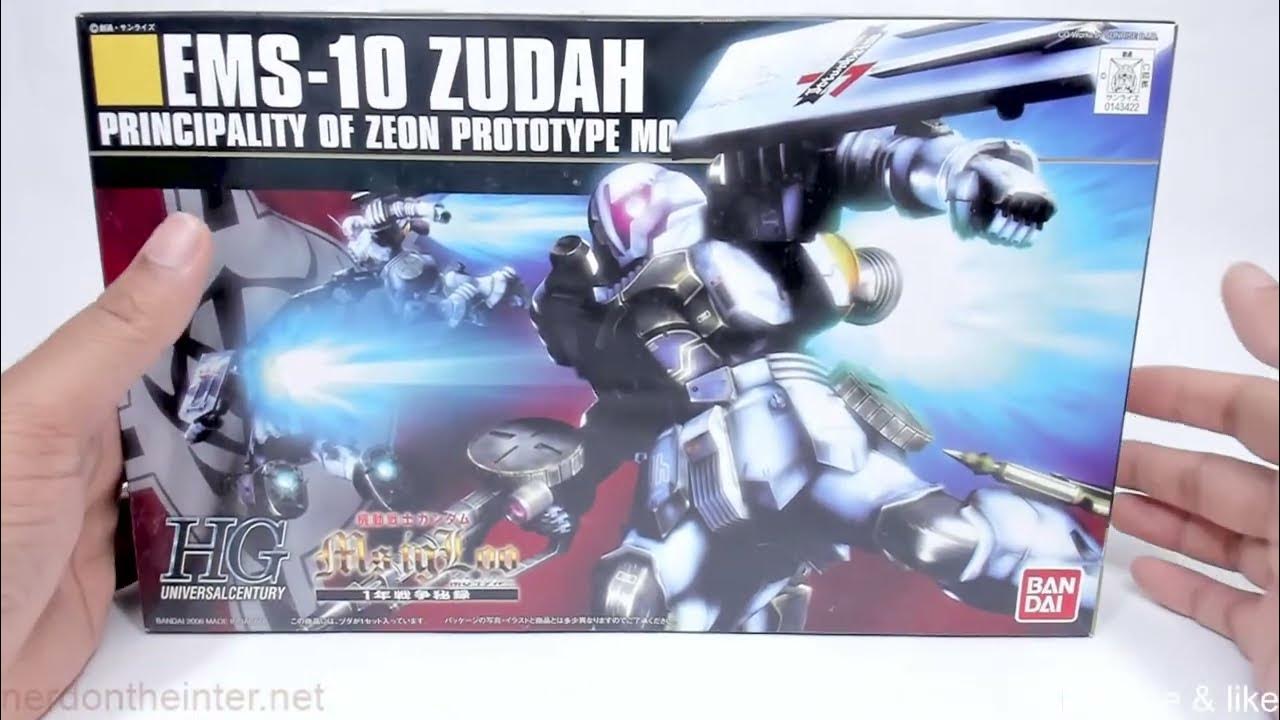 Gundam Univsersal Century #065 - EMS-10 Zudah [1/144 HG Bandai] #LiveBuild #GunPla - YouTube