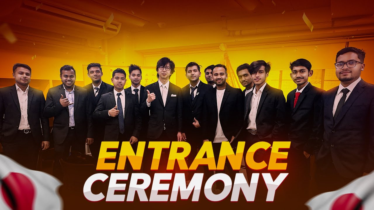 ENTRANCE CEREMONY ON SENMON GAKKO IN JAPAN 🇯🇵 | IRFAN REHMAN - YouTube