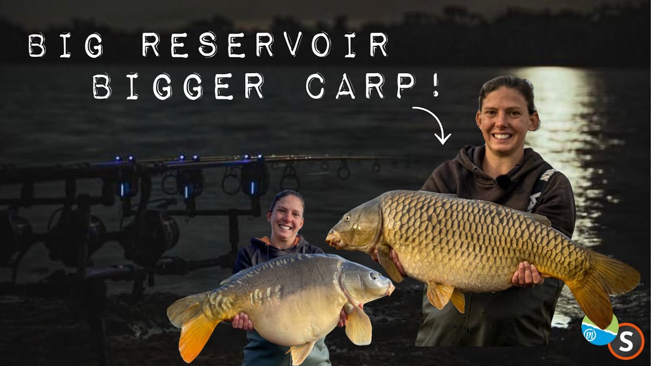 Carp Fishing for BIG Reservoir Carp - Naseby Reservoir - YouTube
