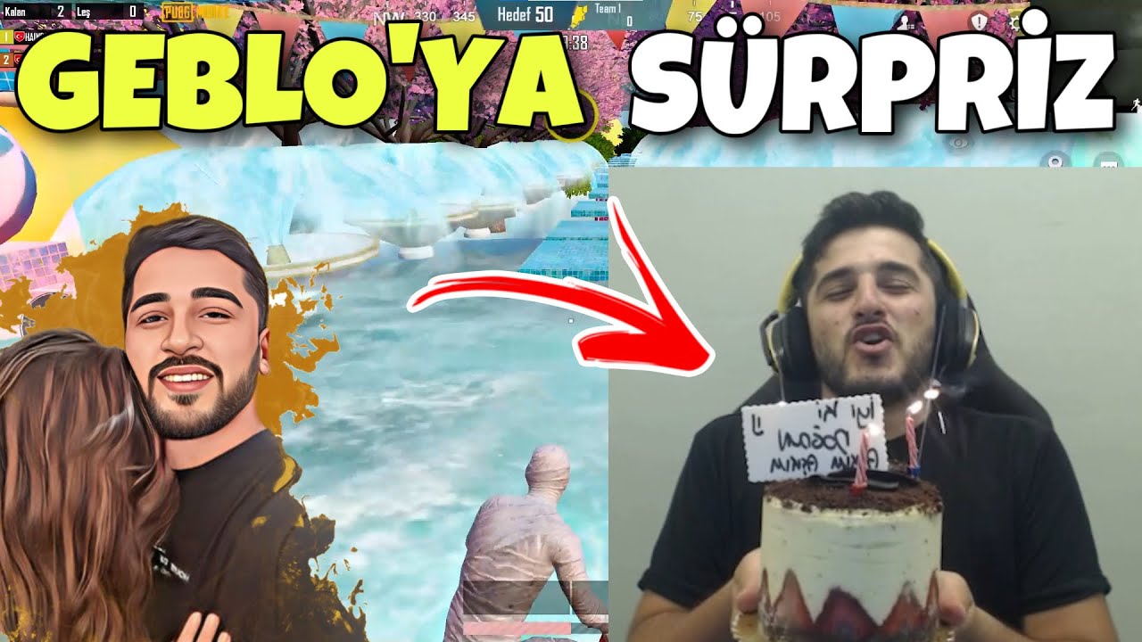 GEBLO'YA HABERSİZ DOĞUM GÜNÜ SÜRPRİZİ! (PARKURDA KAPI ÇALDI) - YouTube