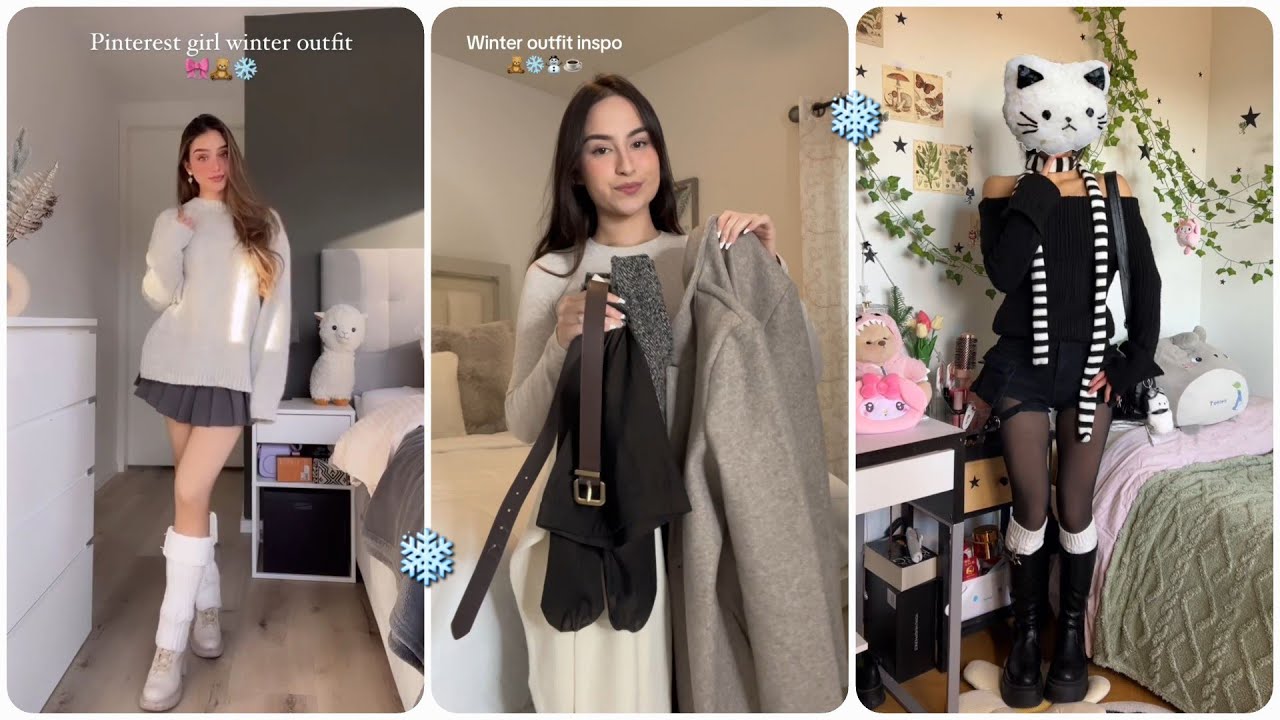 Winter outfits 🎀 Layering for winter ️ TikTok Compilation - YouTube