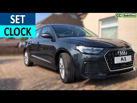 So stellen Sie die Uhr auf Audi A1 ein
