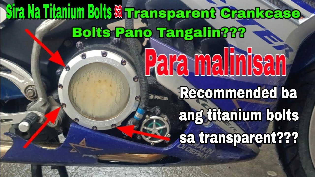 RCB Transparent Crankcase ano advantage sa Stock Crankcase - YouTube