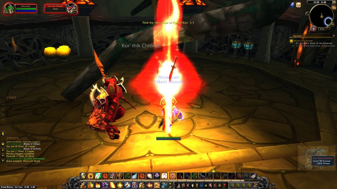 Pandaria Quest 200: Wood and Shade (WoW, human, Paladin) - YouTube