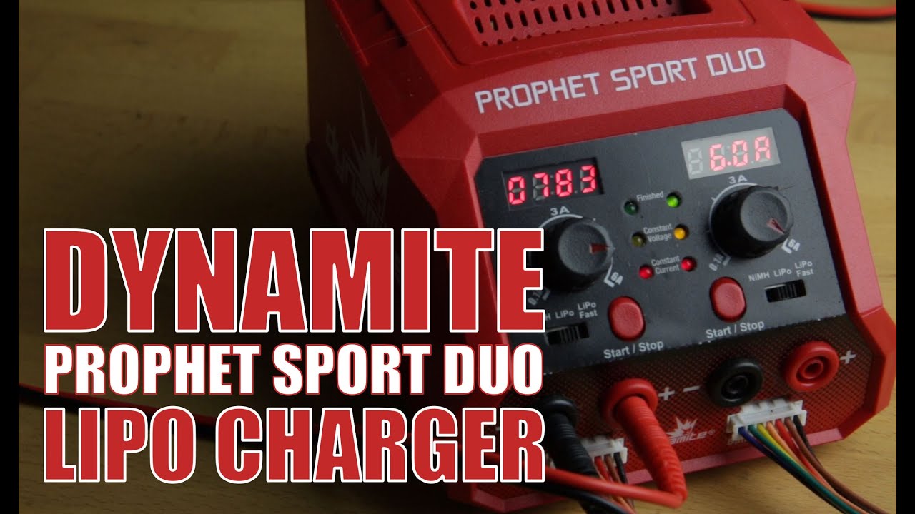Dynamite Prophet Sport Duo LIPO charger - YouTube