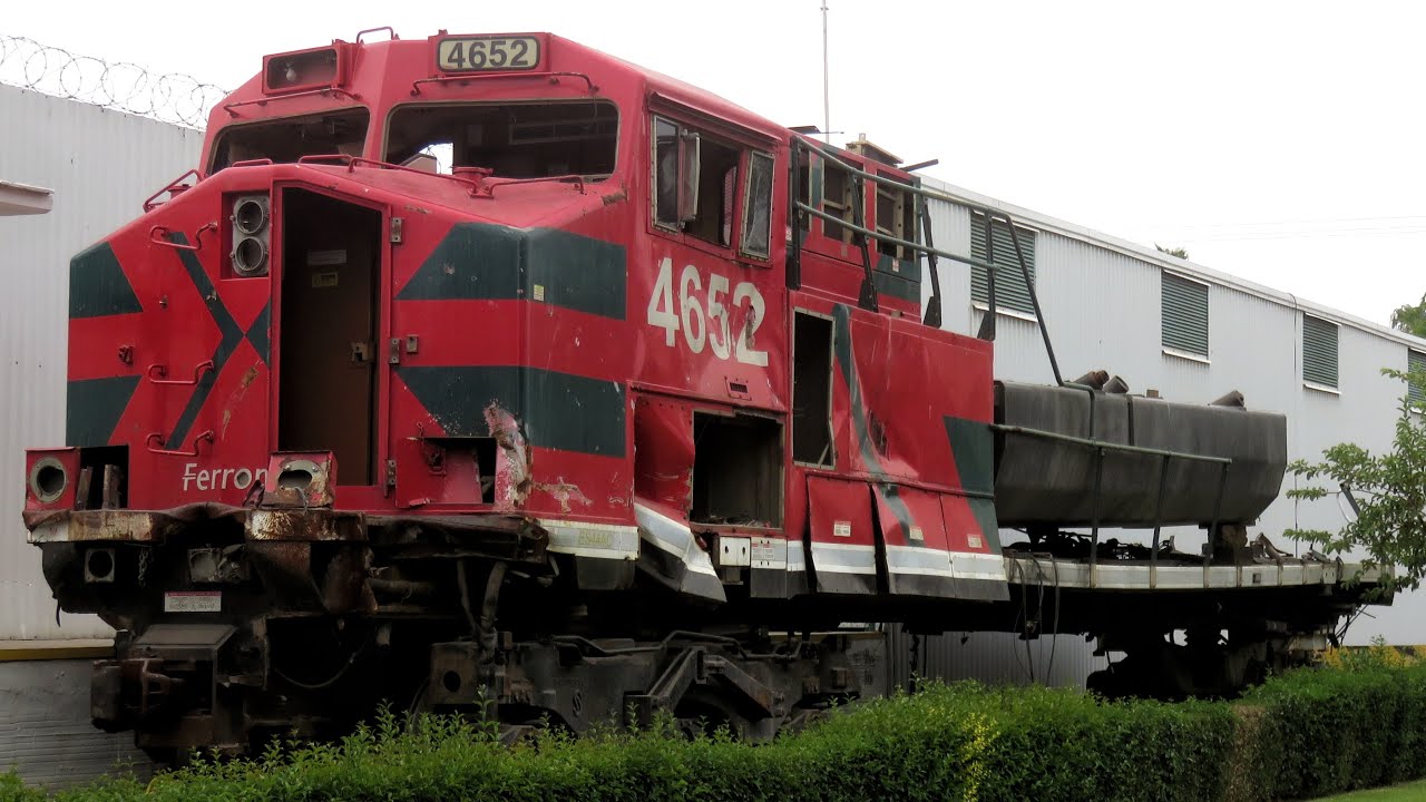 😱Así es como luce esta LOCOMOTORA 2 años después del ACCIDENTE // FXE ...