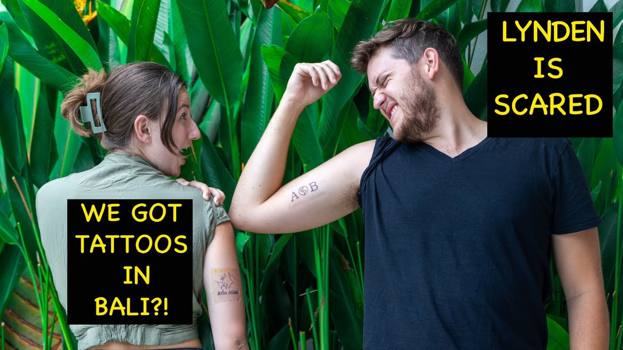 He Is Nervous For His First Tattoo! Best Tattoo Place In Bali: - YouTube