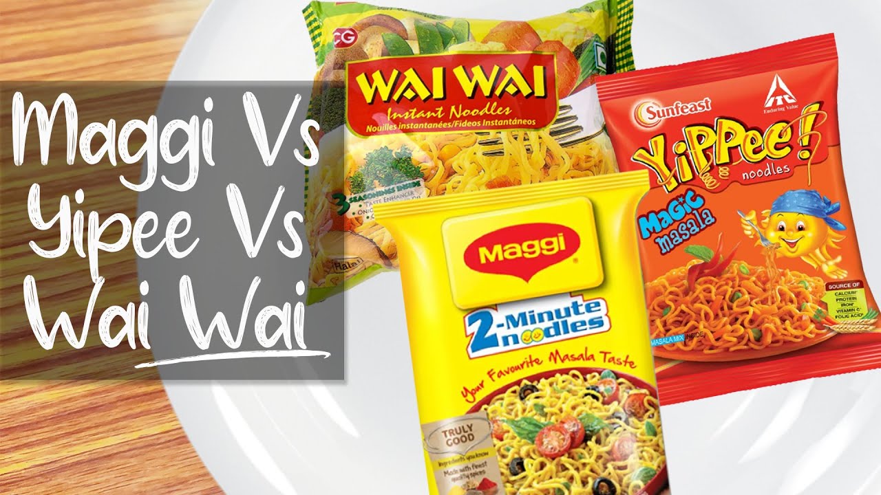 Maggi vs Yippee vs Wai Wai Noodles - YouTube