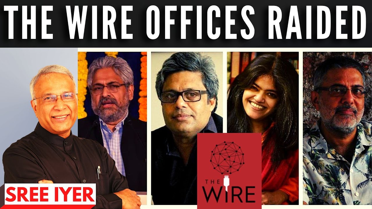 The Wire offices raided I Sree Iyer shares the details - YouTube