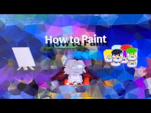 Cara menggunakan Painting Easel Growtopia - YouTube