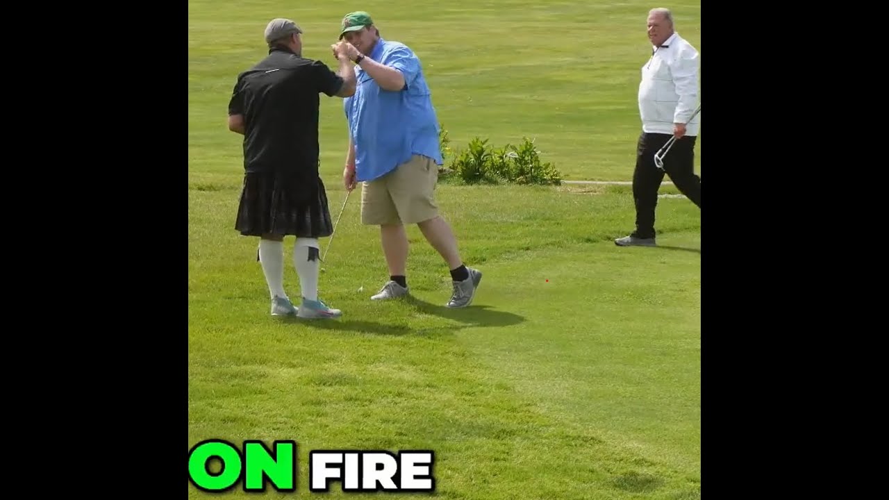 Luke Combs...Golf, Fireball, & Roof on Fire! - YouTube