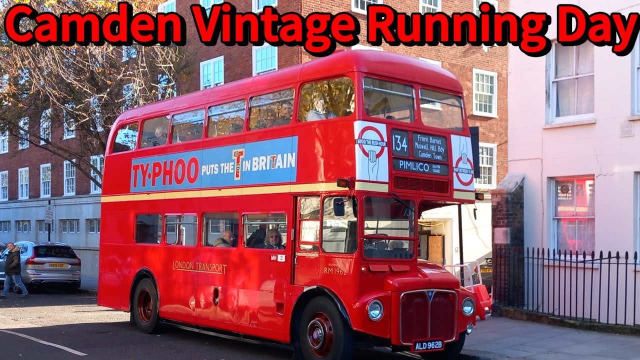 The Camden Town Vintage Bus Running Day - YouTube