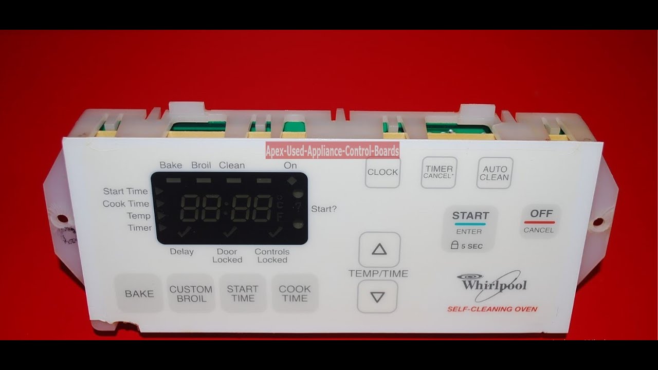Affordable SOLUTION: Whirlpool Oven Electronic Control Board Part ...