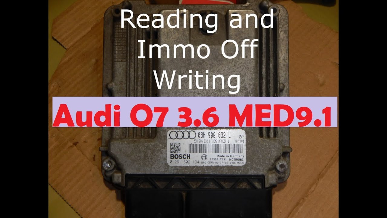 Audi Q7 0261S02194 03H906032l 3.6 MED9.1 Eeprom Micro Flash KTAG ...