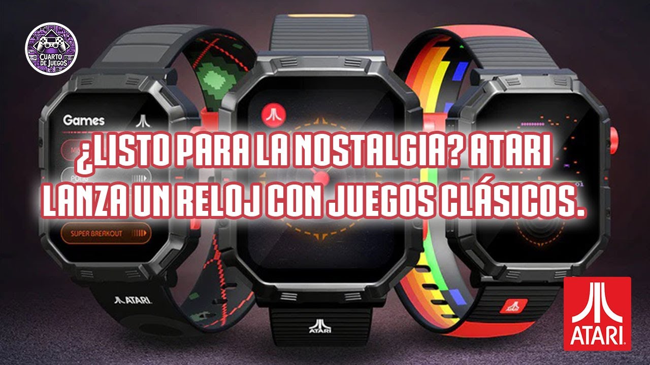 ATARI MY PLAY WATCH - EL RELOJ QUE TRAE JUEGOS CLASICOS - YouTube