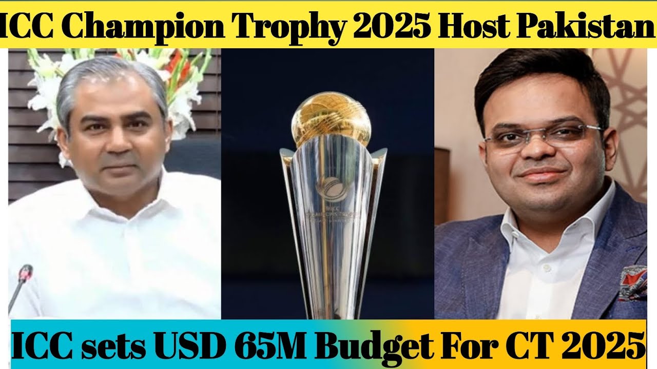 ICC Champion Trophy 2025! Budget 65M USD for CT! - YouTube