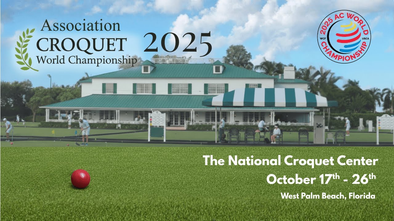 Association Croquet 2025 World Championship Day 2 First Session - YouTube