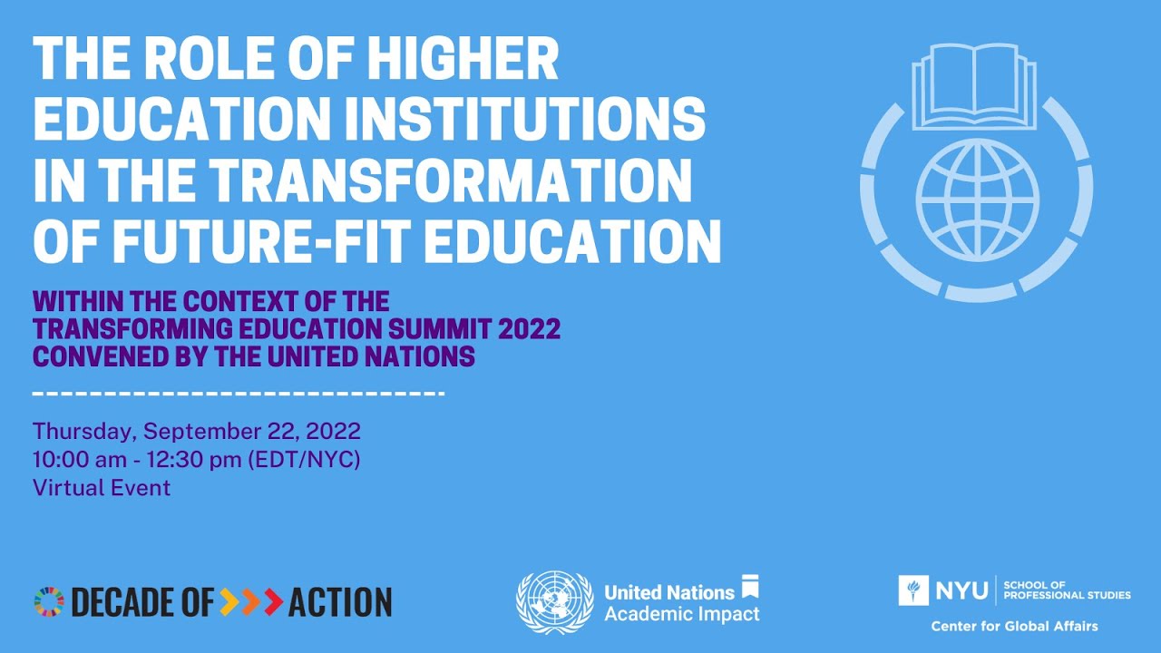 The Role of Higher Education Institutions in the Transformation of ...