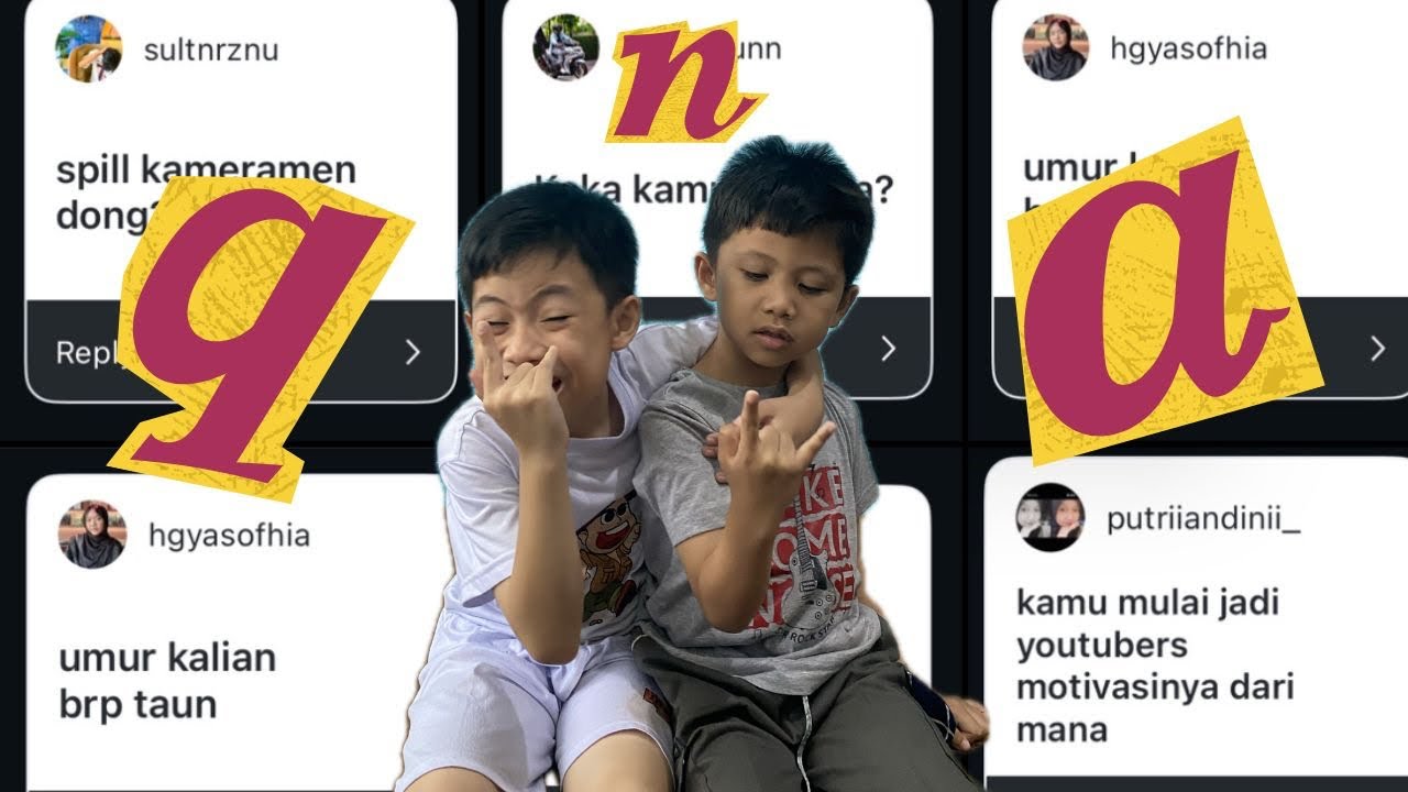Q&A WITH AKMAL AMMAR || vidio anak - YouTube