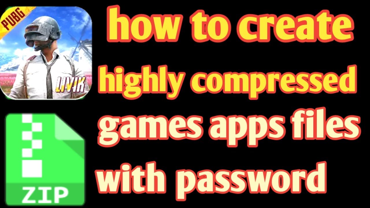how to make highly compressed file using !! Mobile phone - YouTube